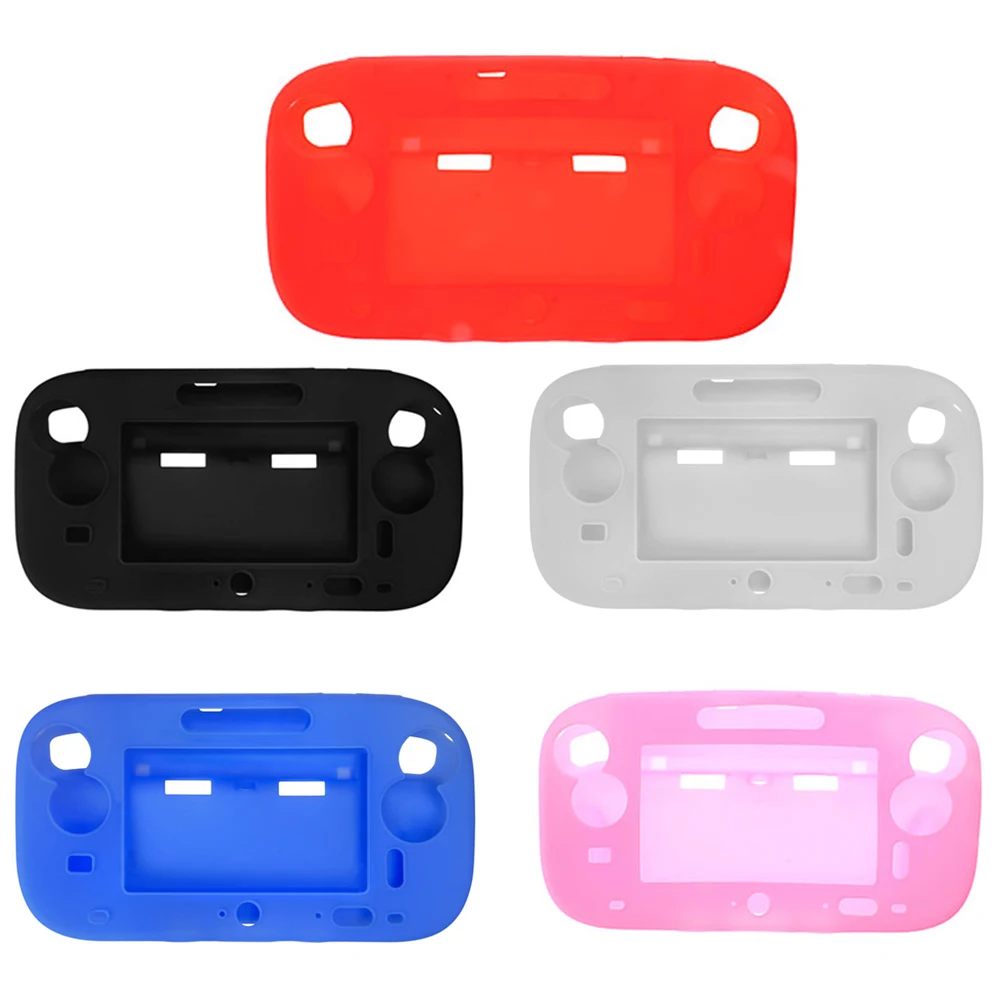 Funda protectora de silicona para Wii U, protector de Gamepad (cuerpo ...