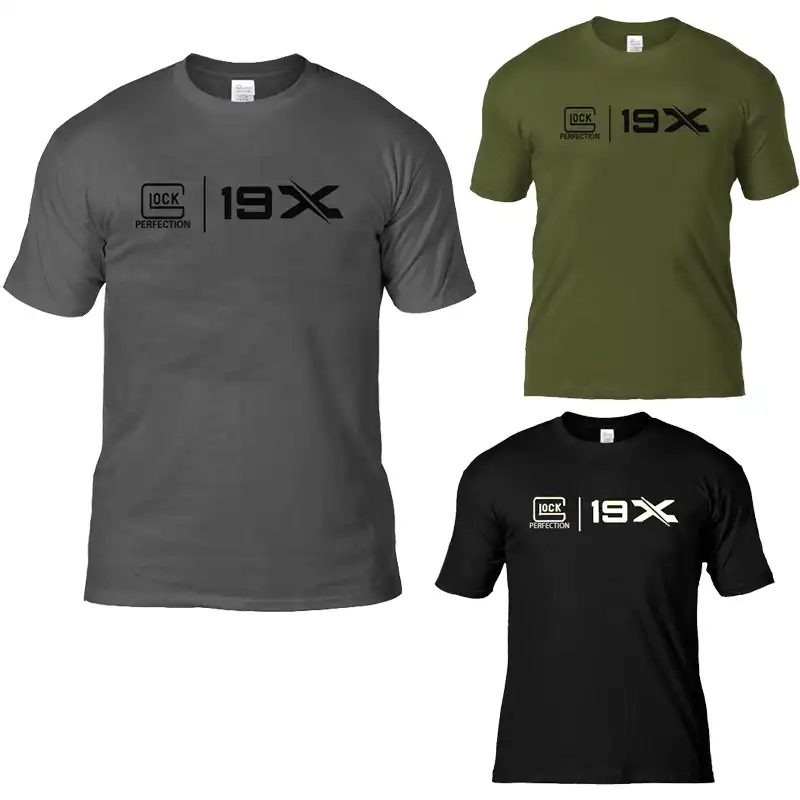 New Glock Tactical Men's IPSC Shooting Commemorative Version All cotton ...