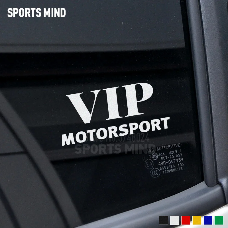 2 Pieces Customizable Vip Motorsport Vinyl Car Styling For Bmw Honda ...