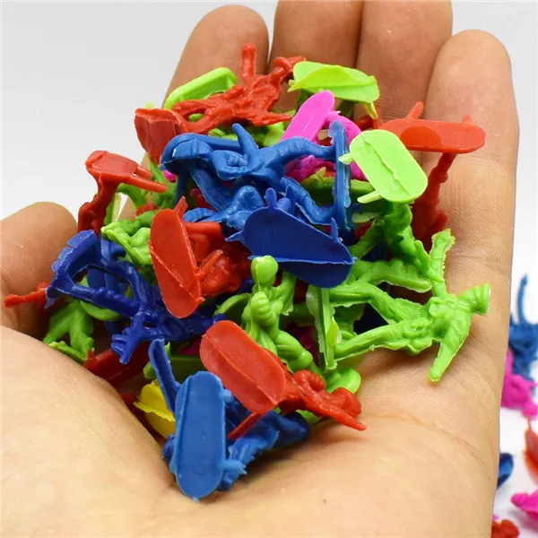 30pcs/lot Sandbox game Military Plastic Toy Soldiers Army Men Figures ...