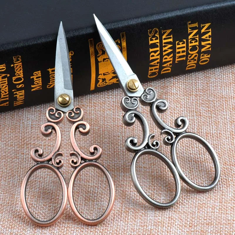 European Vintage Sewing Scissors Cloud Pattern Dressmaker Shears ...