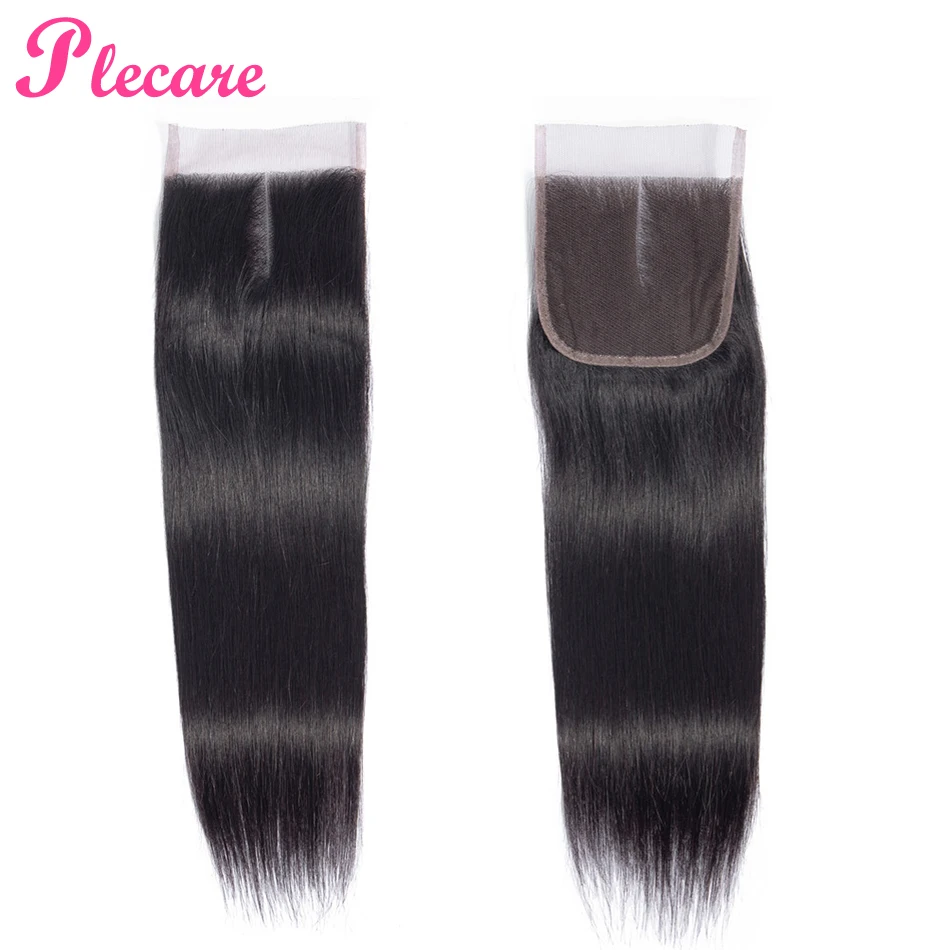 Plecare Lace Closure Brazilian Straight 4*4 Lace Frontal Closure 1 Pcs ...