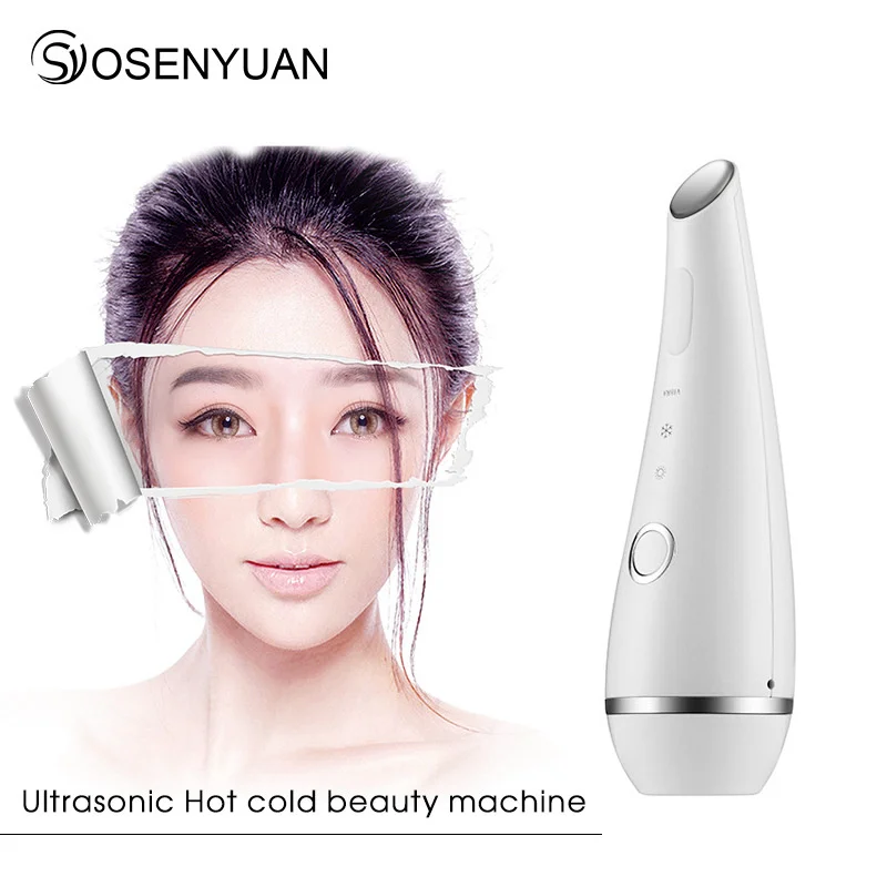 Cold and hot hammer beauty instrument multifunctional ultrasonic ...