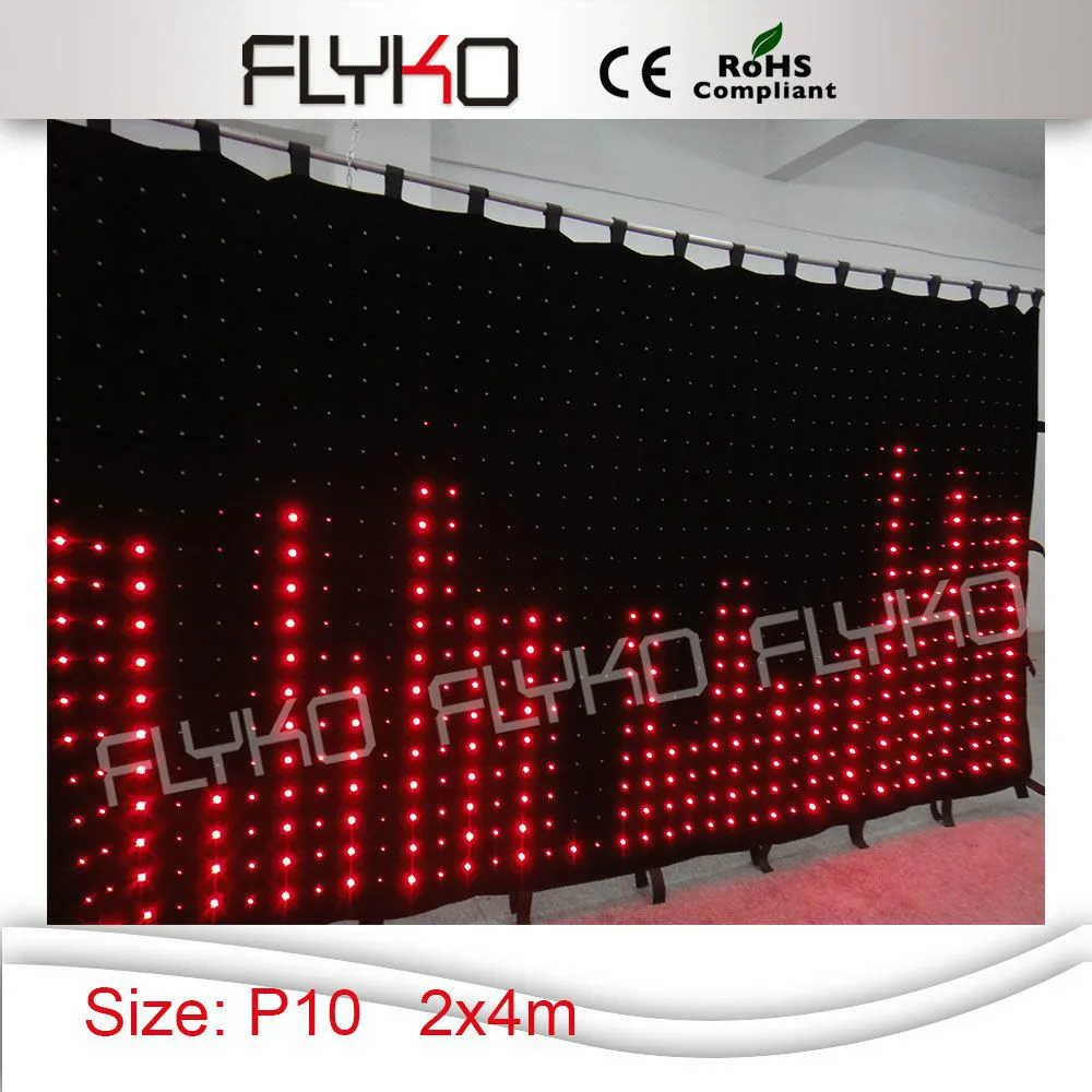 Aliexpress.com : Buy P10 2x4m Free shipping led video cloth/led video ...