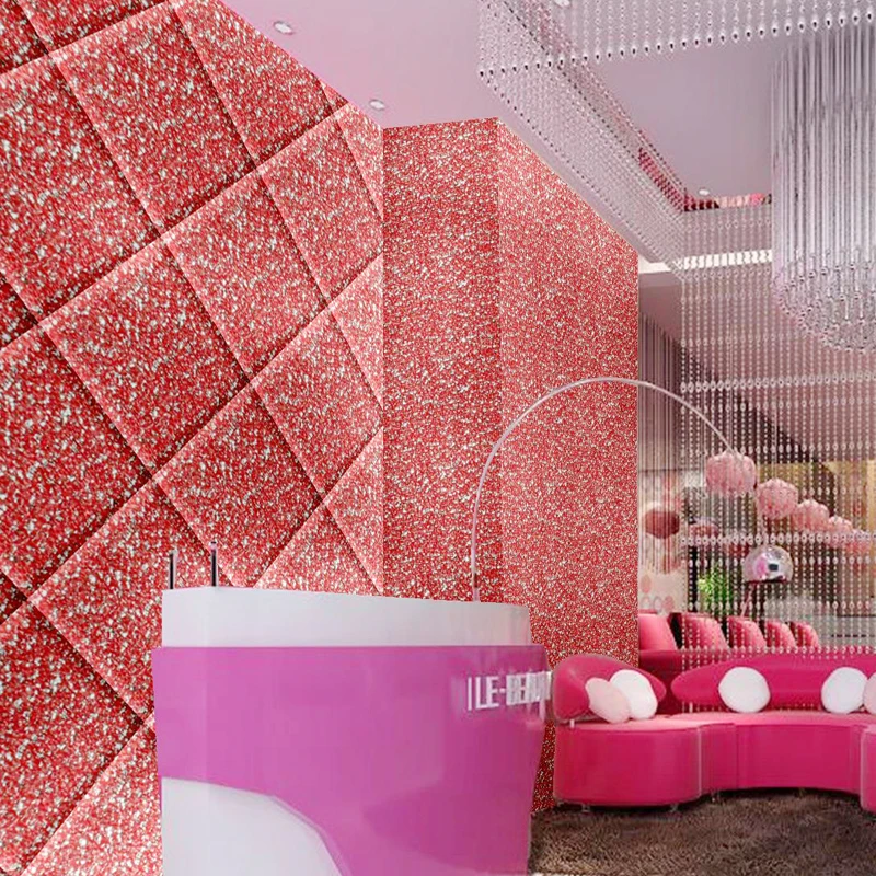 Light Pink Glitter Walls