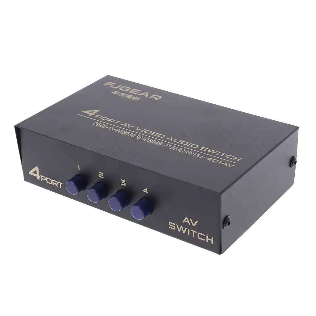 1 Input 4 Output Lossless Audio stereo Signal Switcher Switch Splitter ...