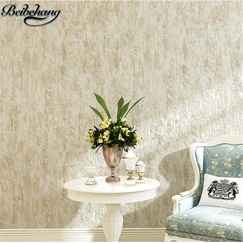 beibehang Modern simple color plain color wallpaper living room bedroom ...