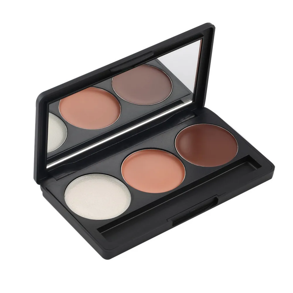 Professional Makeup 3 Colors Face Contour Palette Face Cream Concealer Palette Contouring Makup