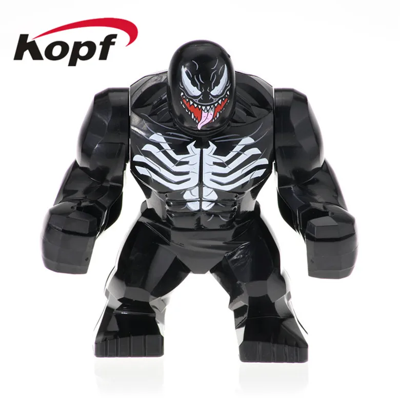 Big Figures Plastic Building Blocks Venom Movies Agent Venom Ant-Venom ...