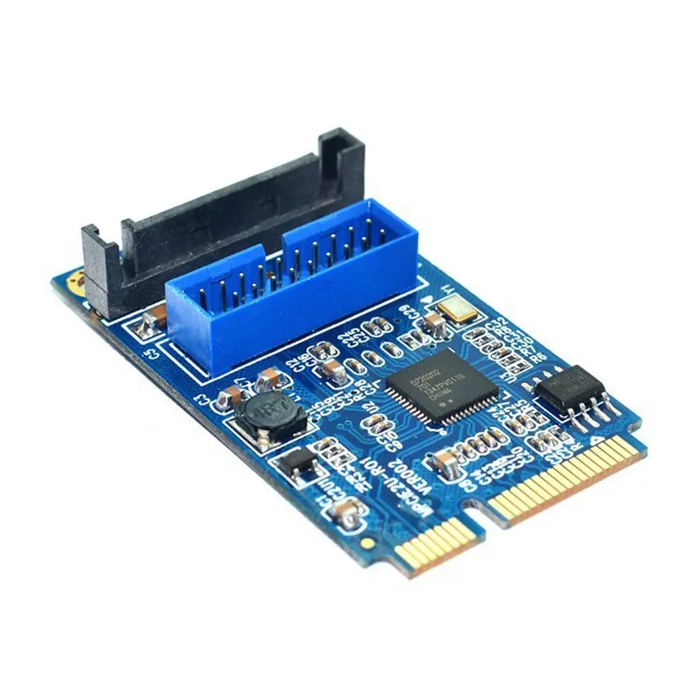 Motherboard Mini Pci Express To Dual Usb 30 20 Pin Expansion Card Adaptermini Pcie Pci E To 2