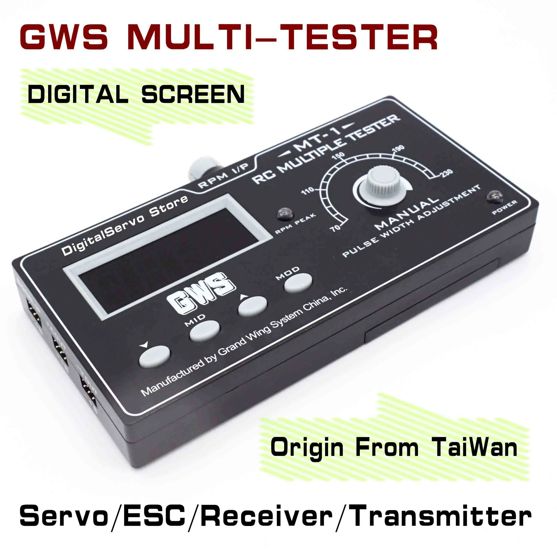 GWS-MT-01-High-End-Model-Multiple-Tester-Servo-Tester-ESC-Tester ...