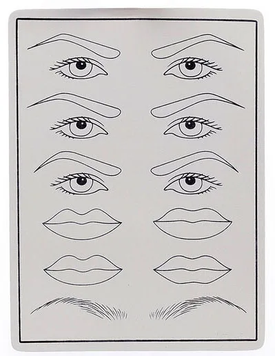 Practice Eye Makeup Sheets | Makeupview.co