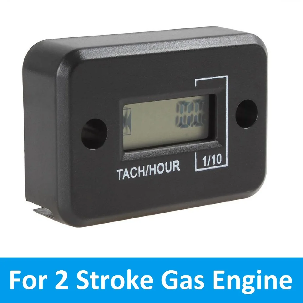 Digital Hour meter Tachometer 2 Stroke Small Engine Spark For Boat ...
