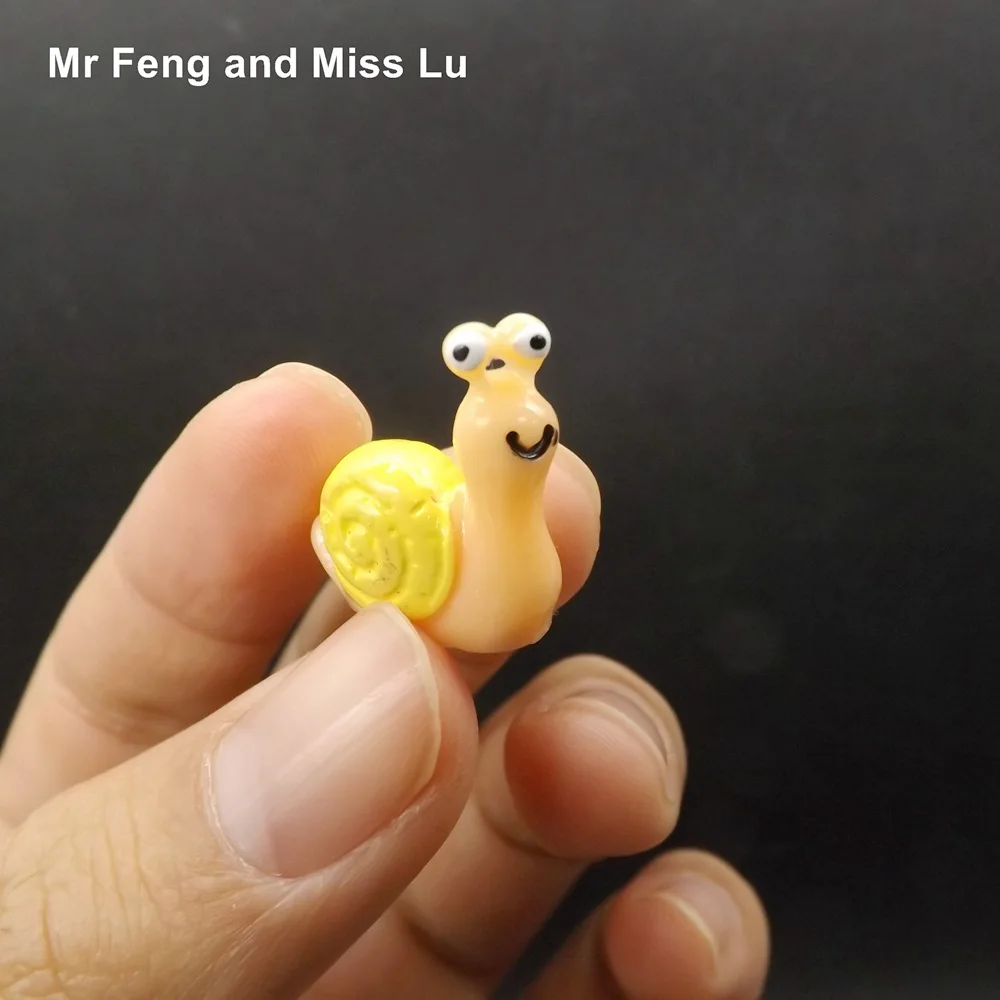 Resin Snail Toy Micro Accessories Simulation Figurines Perceive ...