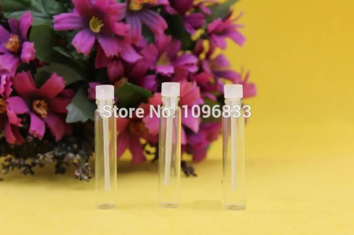 2ml Vials, Small Glass Perfume Sample Bottle With White Cap, 2cc Glass ...