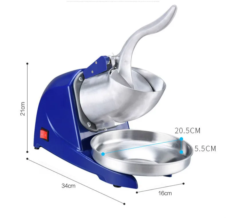 Ice shredder commercial milk tea shop shaper small electric crusher ...