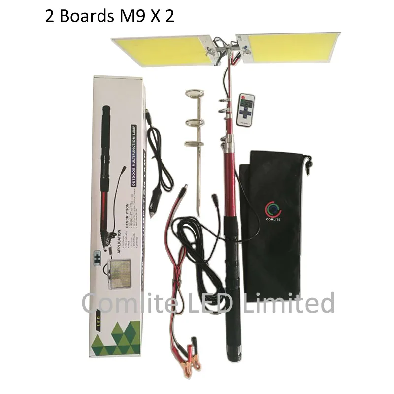 Ce Rohs Dc 48w 96w 12v Telescopic Led Fishing Pole Light - Novelty ...