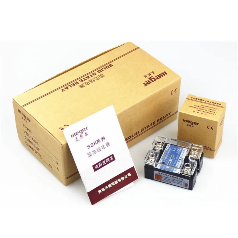 40A SSR,อินพุต3 32VDC เอาต์พุต24 480VAC Single Phase Solid State Relay ...