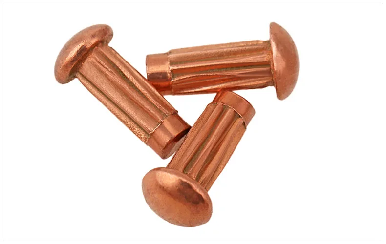 500PCS/LOT GB827 M3 M4 Copper Half Round Pan Head Knurled Thumb Solid ...