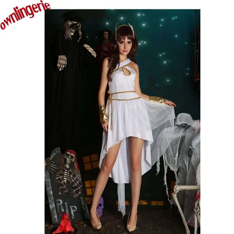 Roman Princess Costume Adult Woman Halloween Cosplay Greek Goddess ...