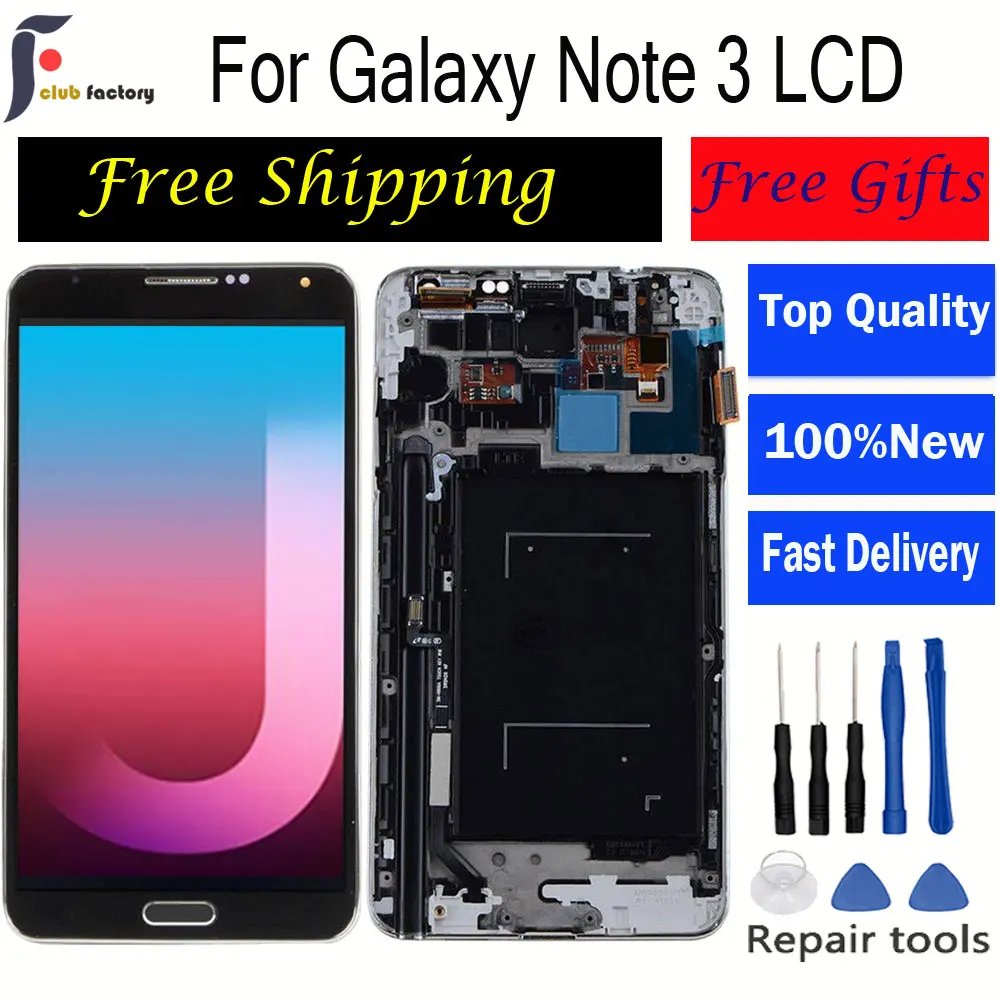 For SAMSUNG Galaxy Note 3 N9005 LCD Display Touch Screen Digitizer for ...