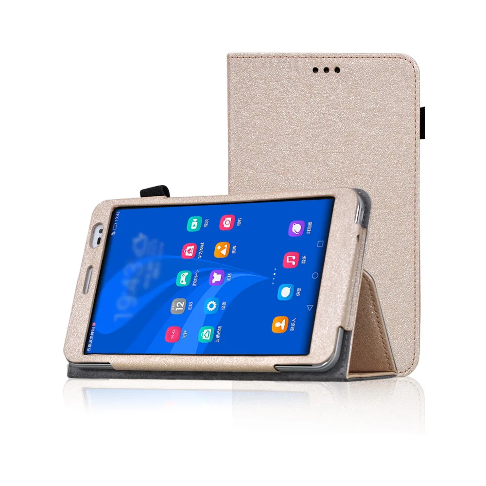 Case for Huawei MediaPad M2 10.0 Silk Pattern PU Leather Cover for ...