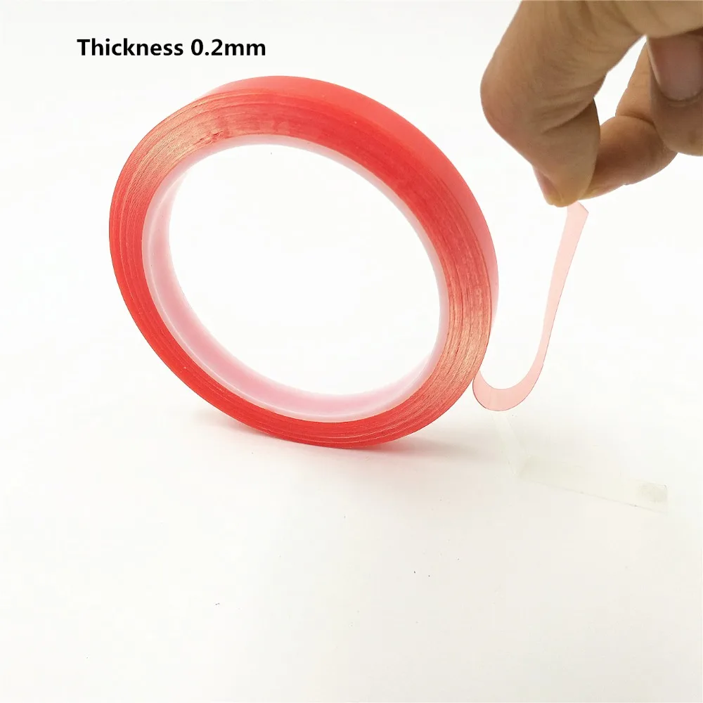 1 Roll Strong 0.2mm Thick 10 meter Acrylic Adhesive Double Sided Tape ...