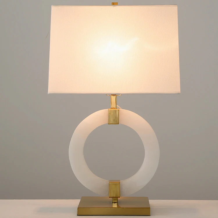 led-e27-Nordic-Iron-Fabric-Marble-LED-Lamp-LED-Light-Table-Lamp-Desk ...