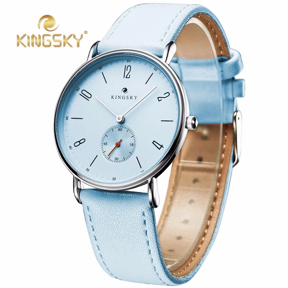 KINGSKY Women Fashion Watches Big Case Small Dials Wristwatch Luxury ...