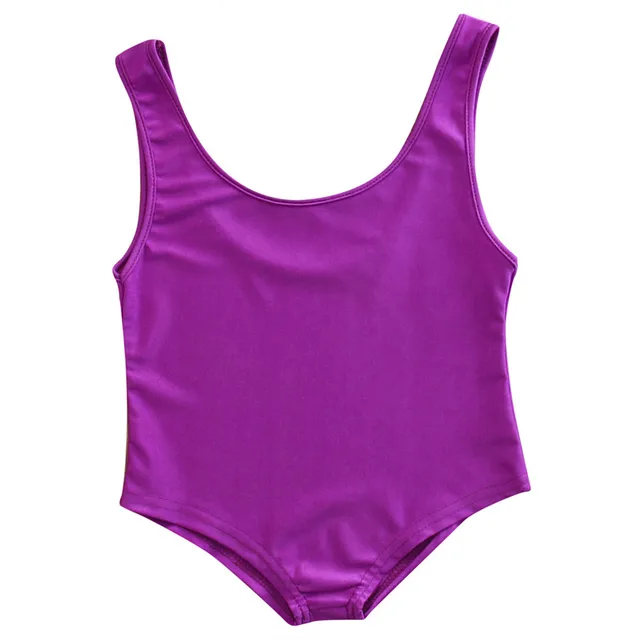 girl clothes Toddler Baby Kids Black Purple solid color Bikini happy ...