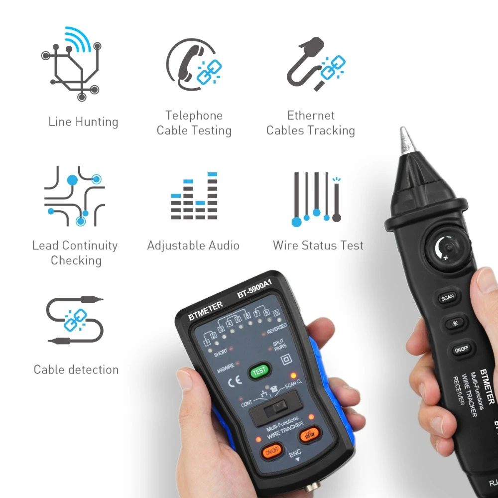 Cable tracer tone generator rj45