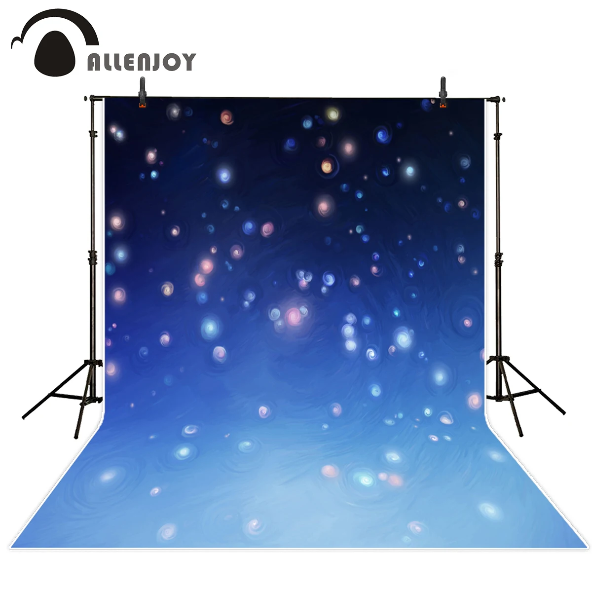 Allenjoy background for photographic studio Blue colorful cartoon ...