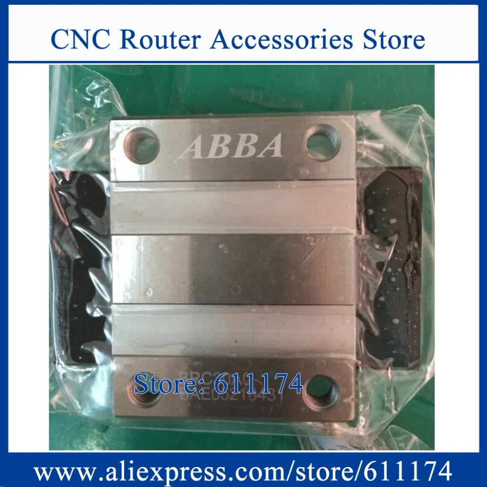 Original Taiwan ABBA Linear bearings BRH20A, slider block BRC20A0, Flange slider blocks BRC20AO ...
