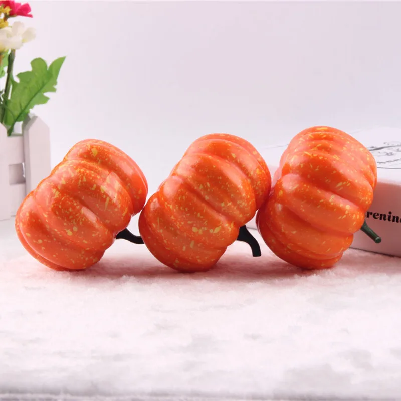 8.5 cm Foam Simulation Foam Pumpkin Soft Kids' Kitchen Toys Squishy ...