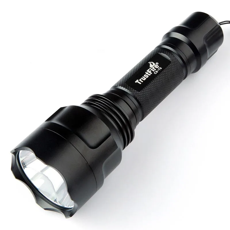 Strong Light Tactical Flashlight C8T6 Camping Outdoor Night Riding Lamp ...
