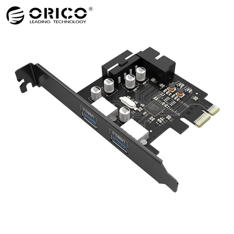 ORICO PCI post card Express Expansion Card USB 3.0 PCI E 2 Port 15 Pin ...