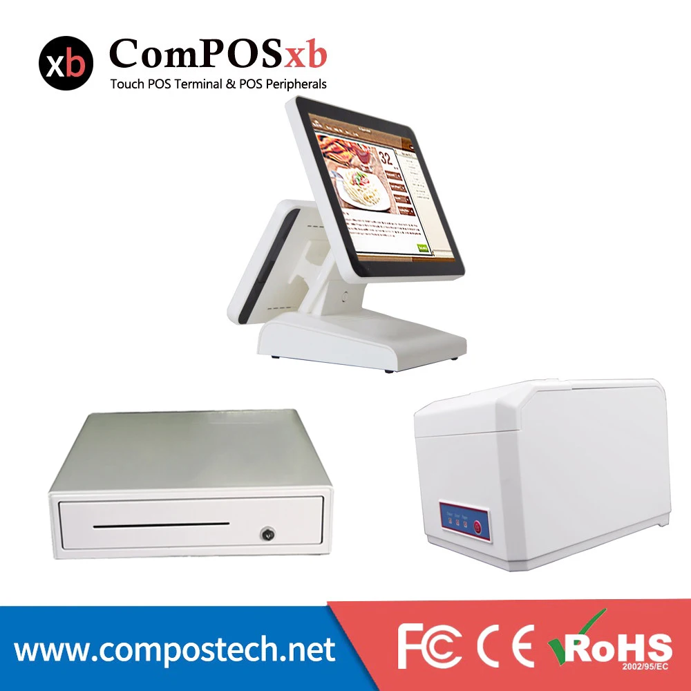 15 inch TFT LED POS Terminal Complete Set/ Touch POS System All in one ...