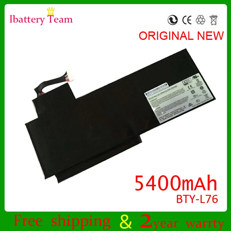 BTY L76 battery for MSI GS70 MS 1771 XMG C703 BP 1771 32/2650 3ICP5/42/ ...