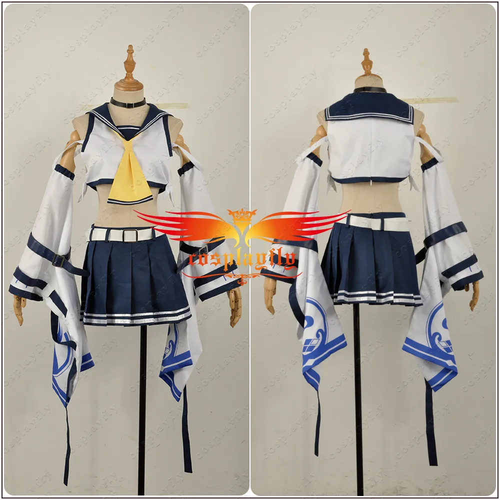 Azur Lane Fubuki-class Destroyer Ayanami Class Fubuki Dress Cosplay ...