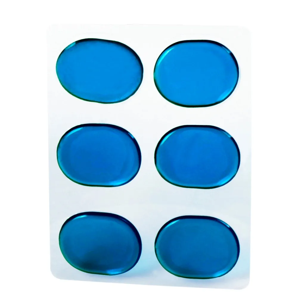 6 unids/set Snare Drum Mute Pad Drum amortiguador almohadillas de Gel ...