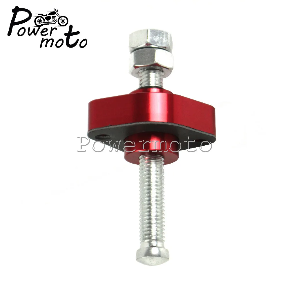 Motorcycle Red CNC Aluminum Manual Cam Chain Tensioners CRUT For Honda ...