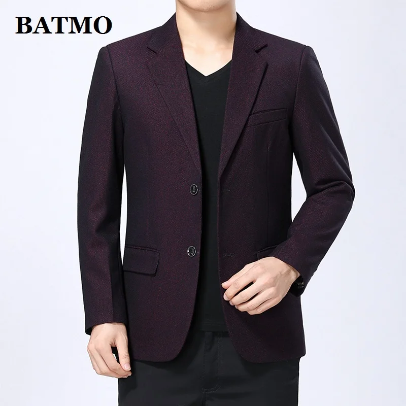Batmo Chaqueta informal inteligente para hombre, traje de alta calidad ...