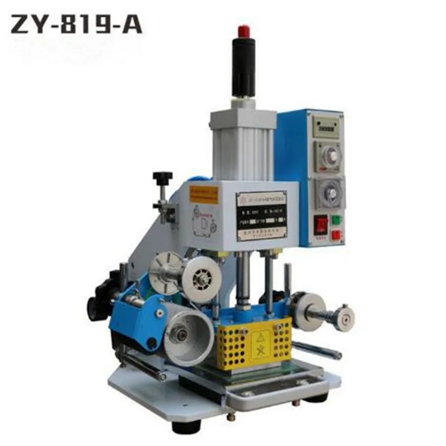 ZY 819 A Pneumatic Stamping Machine,leather LOGO printer,pressure words ...