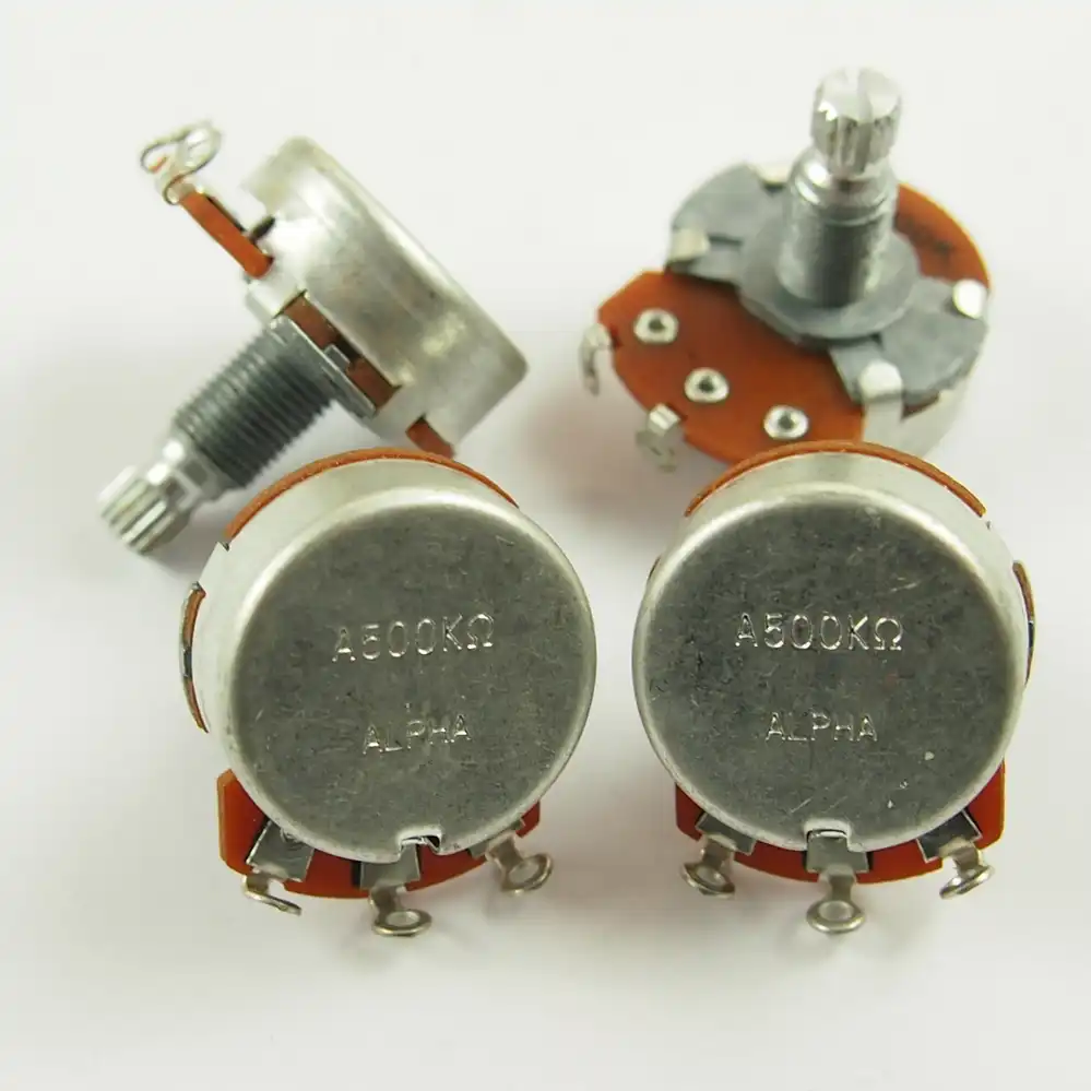 1 PC Alpha A500K B500K Potentiometer For Electric Guitar Bass volume ...