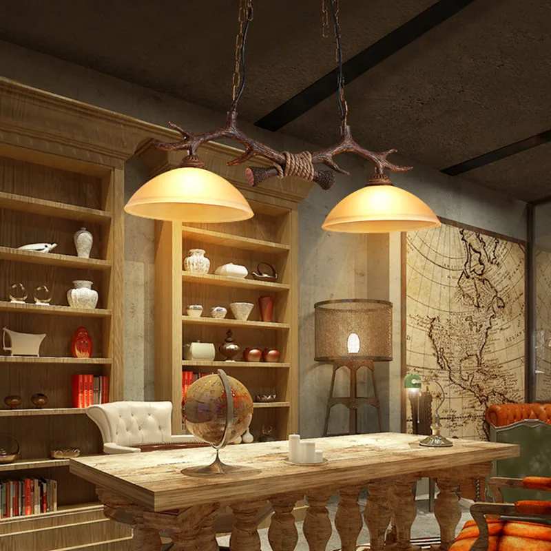 kitchen hanging light American Mediterranean Retro Pendant Light ...