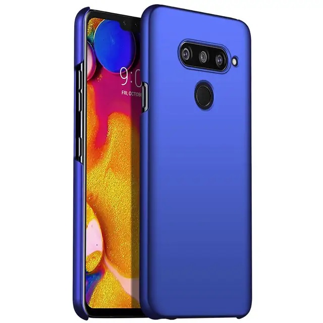 Case For LG V40 ThinQ Luxury Plastic Matte Phone cases Slim Hard PC ...