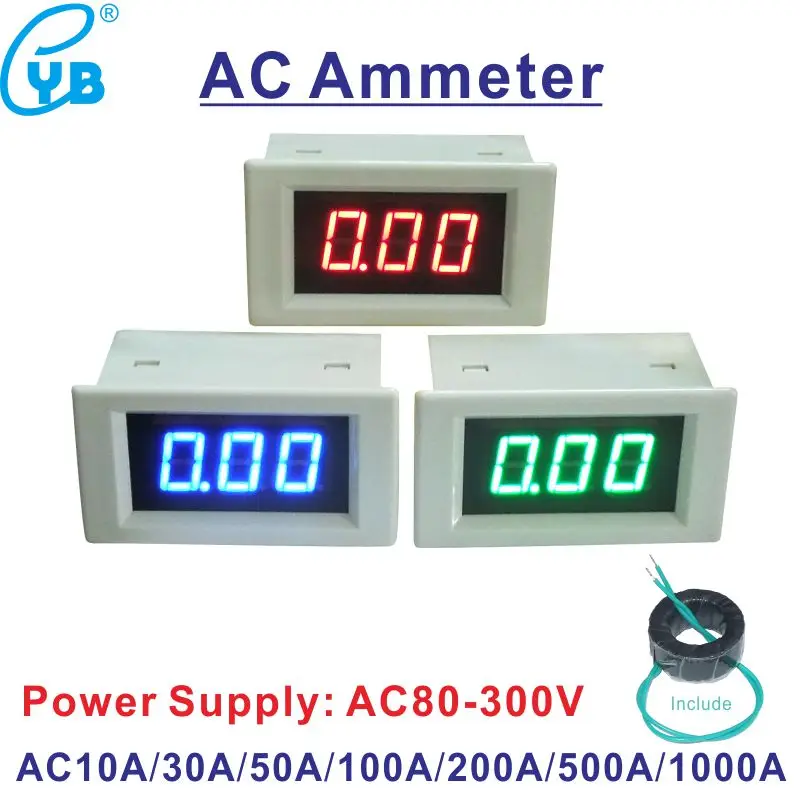 AC To AC Current Transformers AC Volt Amp Meter With Current ...