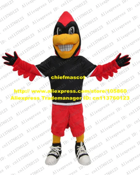Red Hawk Mascot Costume