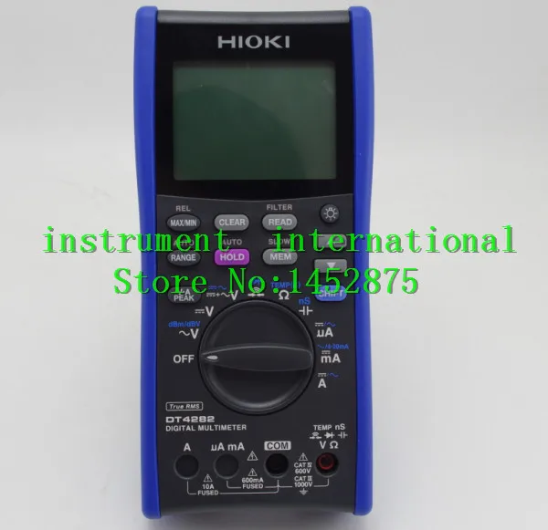 Hioki DT4282 Цифровые мультиметры(DMM) ручные тестеры 60000 Количество ...