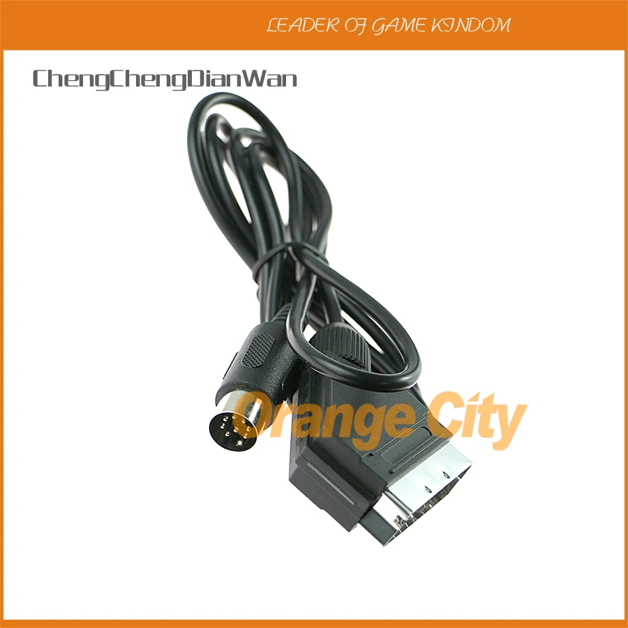 NTSC-C-pin-6ft-10pin-RGB-Scart-AV-Cable-Lead-1-MD-for-Sega-Genesis ...